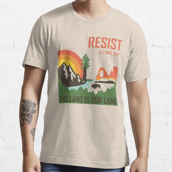 "Support ALT NPS" T-shirt for Sale by moosewop | Redbubble | resist t ...