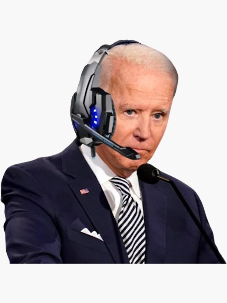 "Gamer Presidents Joe Biden" Sticker for Sale by DrMemes | Redbubble