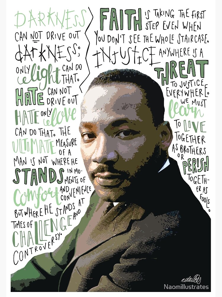 Martin Luther King Premium Matte Vertical Poster sold by Gary Martin ...
