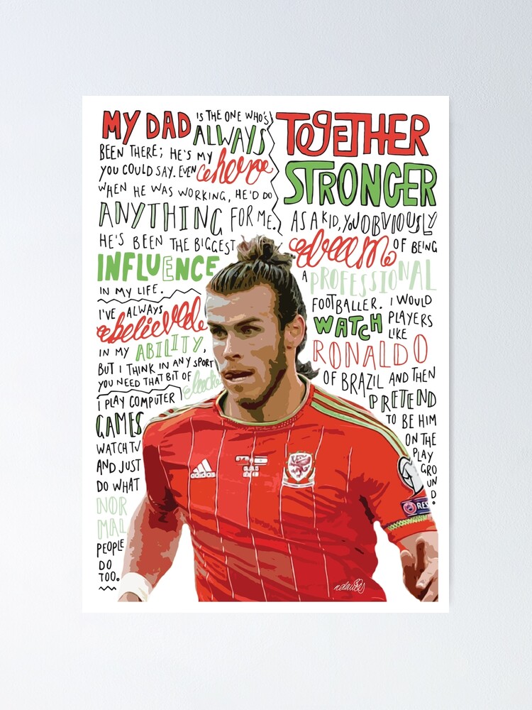 "Gareth Bale" Poster by Naomillustrates | Redbubble