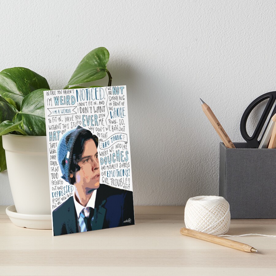 "Cole Sprouse" Art Board Print by Naomillustrates | Redbubble
