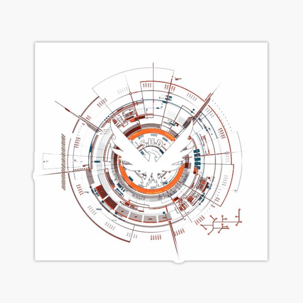 "Division logo" Sticker for Sale by Alpha1012 | Redbubble