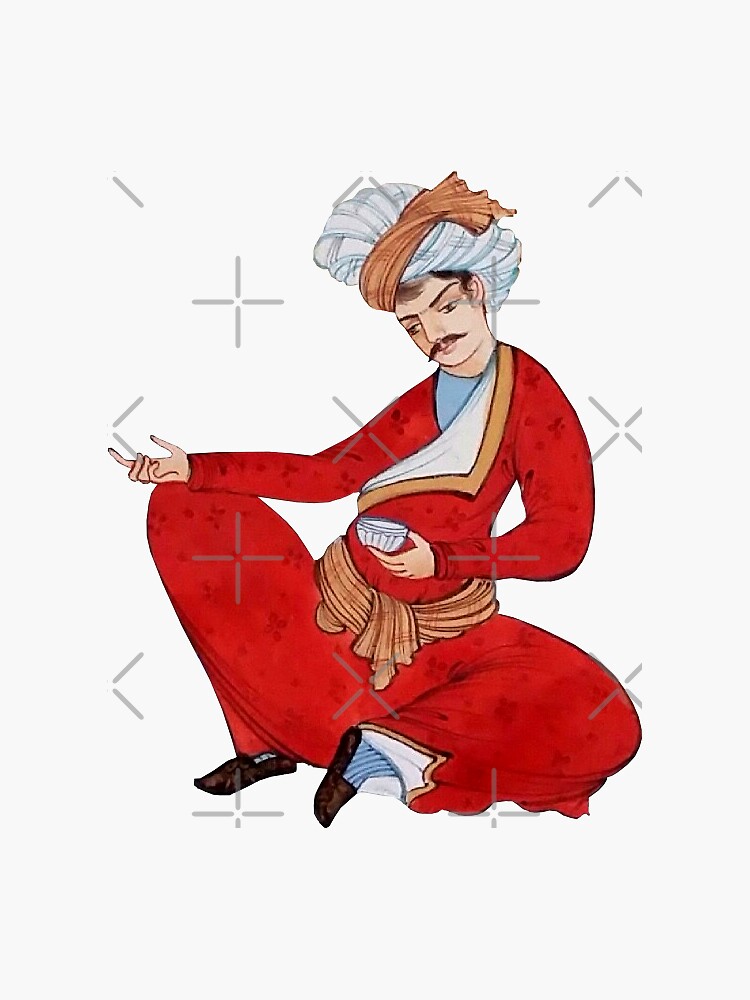 "Persian king - Persian (iranian) sticker" Sticker for Sale by Elbenj ...