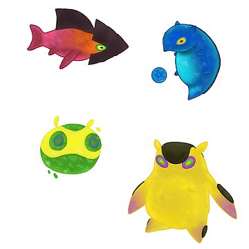 "Gekko's Buddies " Sticker for Sale by ghostwolfie | Redbubble