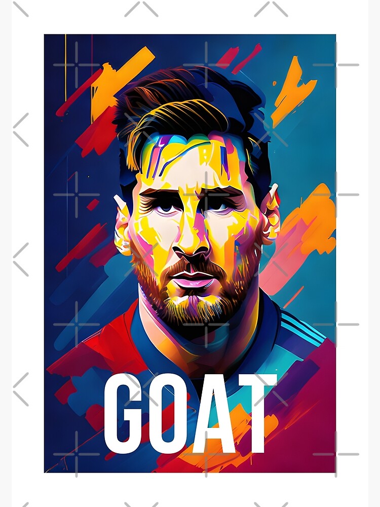 "Messi The Goat" Poster for Sale by juliovillalba | Redbubble