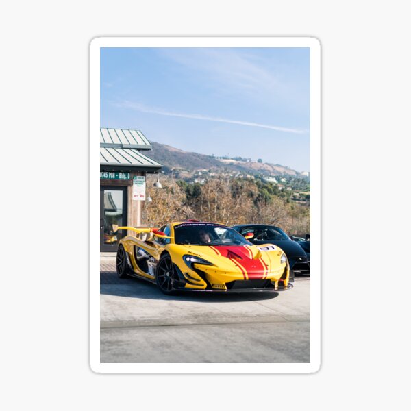 "Mclaren P1 GTR" Sticker for Sale by JWKexotics | Redbubble