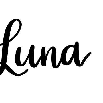 "Luna" Sticker for Sale by ellietography | Redbubble