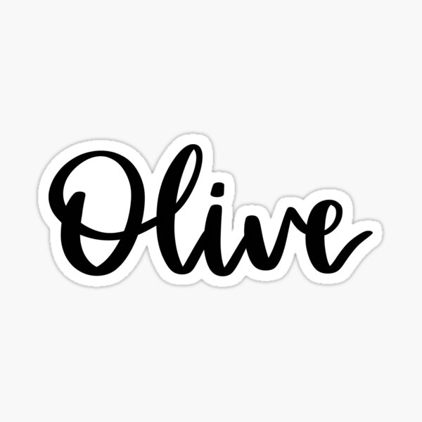 "Olive" Sticker for Sale by ellietography | Redbubble