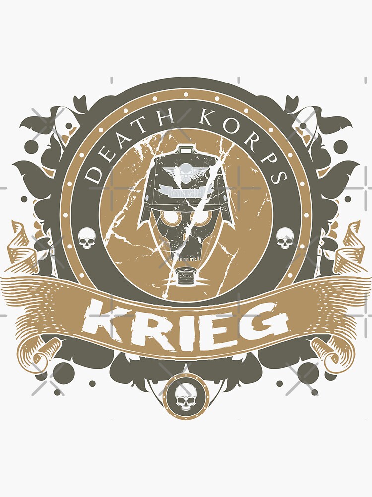 "KRIEG - ELITE EDITION" Sticker for Sale by EscanV | Redbubble