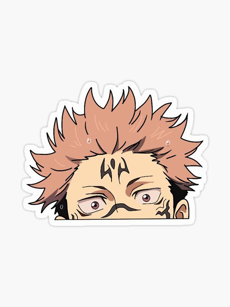 "sukuna" Sticker for Sale by Taybii | Redbubble