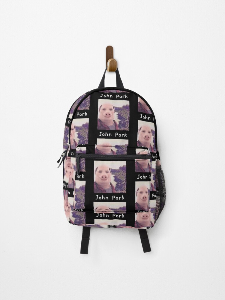 "John Pork" Backpack for Sale by yazidsteve | Redbubble
