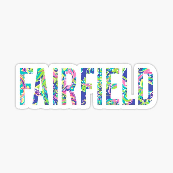 "Fairfield" Sticker for Sale by hailsteviee | Redbubble