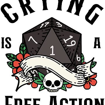 "DND RPG Funny Critical failure Crying is a free action, Natural one ...