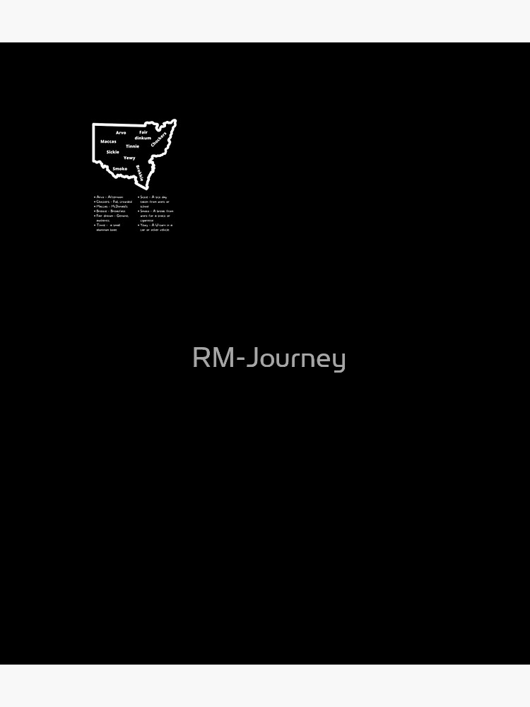 "Sydney Slang Map" (with Illustrated Map Of Sydney And Various Slang ...