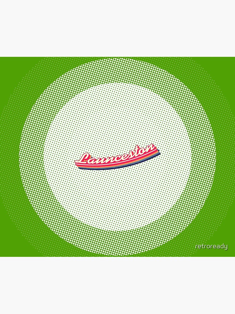 "Launceston, TAS | Retro Rainbow" Poster by retroready | Redbubble