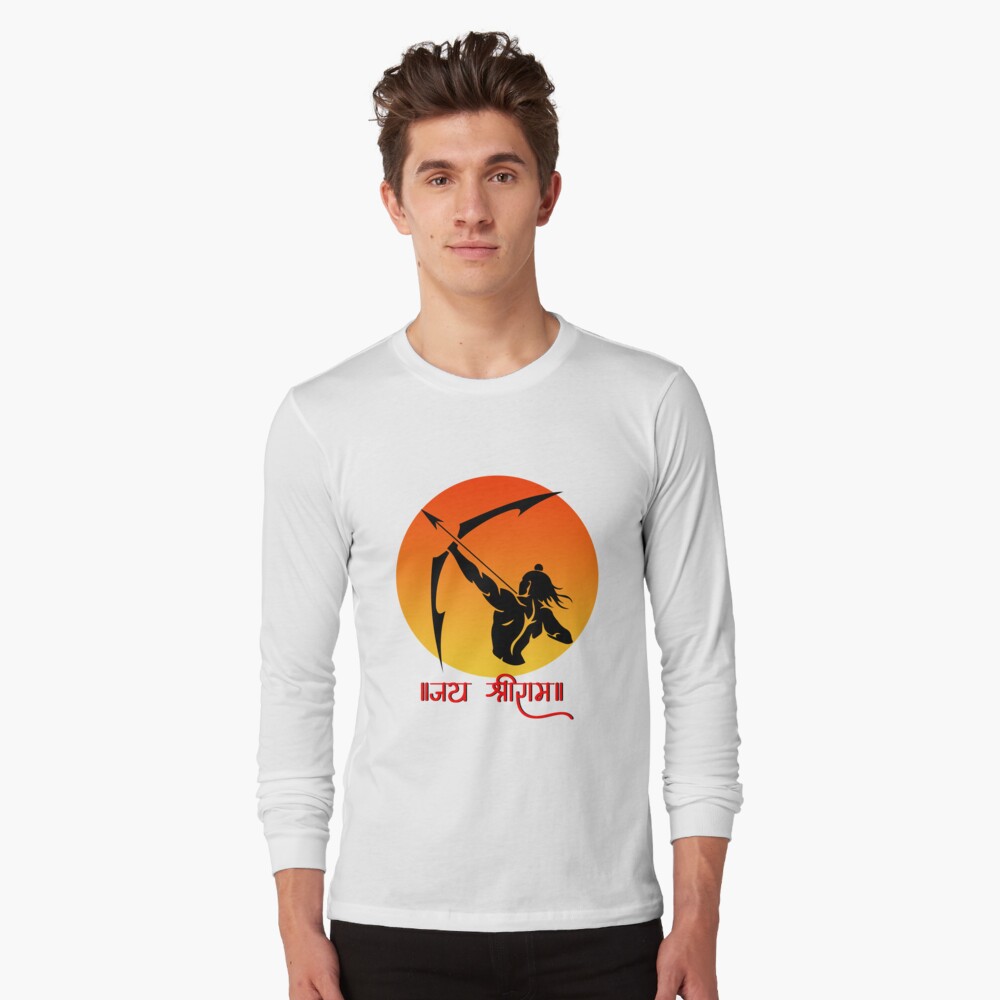 "JAI SHREE RAM" Sticker for Sale by DEVILcreationss | Redbubble