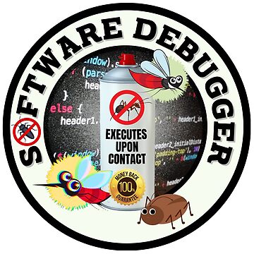 "Software Debugger" Sticker for Sale by MPC-Mince-Pies | Redbubble