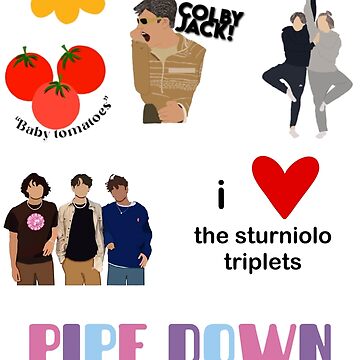 "Sturniolo Triplets Sticker Pack, Sturniolo Triplets Throw Blanket ...