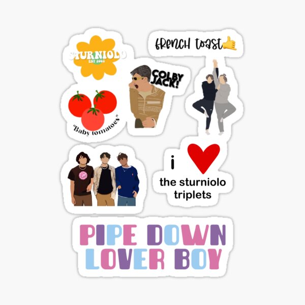 "Sturniolo Triplets Sticker Pack, Sturniolo Triplets Throw Blanket ...