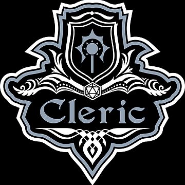 "D&D Cleric Class | Dungeons and Dragons Fancy Emblem" Sticker for Sale ...