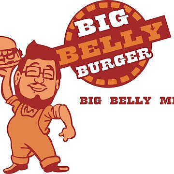 "Big Belly Burger - Blue Beetle" Sticker for Sale by PotatoGear | Redbubble