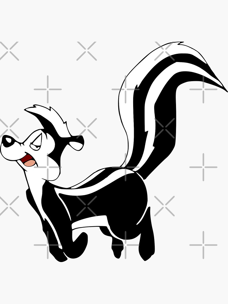 "Skunk Pepe" Sticker for Sale by Svgfilms | Redbubble