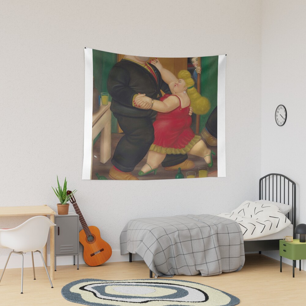 "Fernando Botero - Dancing Couple - Exhibition Poster" Poster for Sale ...