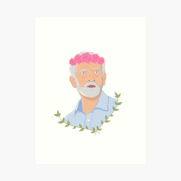 "Jeremy Corbyn " Art Print for Sale by luxhart | Redbubble