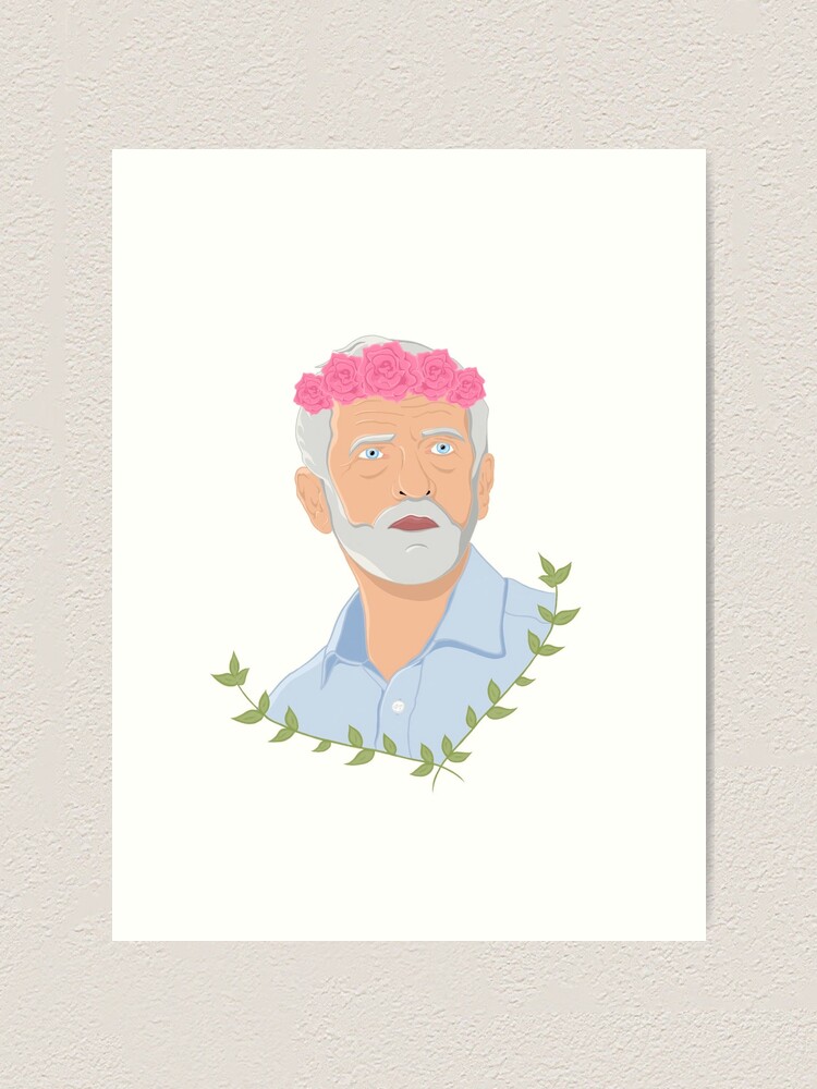 "Jeremy Corbyn " Art Print for Sale by luxhart | Redbubble