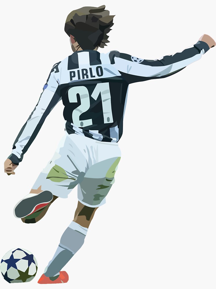 "Pirlo Pass Design" Sticker for Sale by zackrl | Redbubble