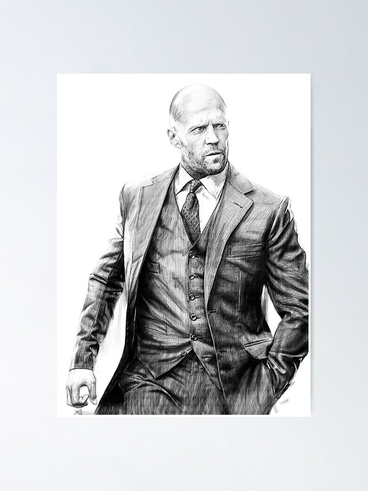 "jason statham hand drawing fan works graphic design and drawing by ...