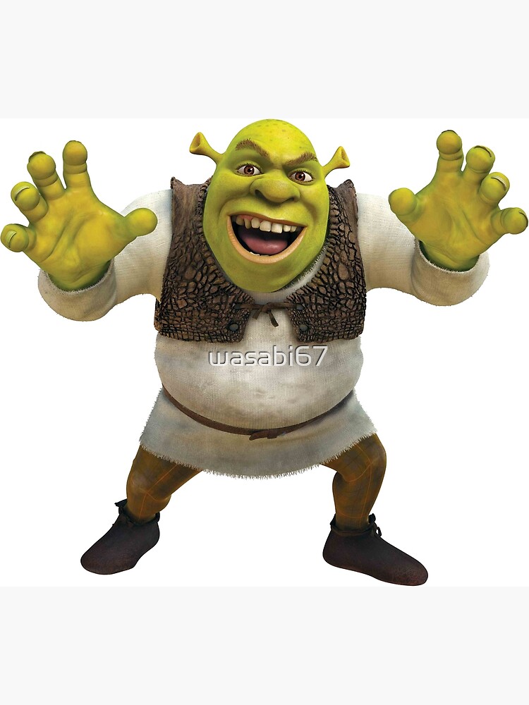 Lámina artística «Shrek Roar!» de wasabi67 | Redbubble