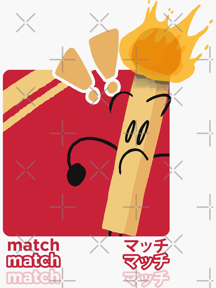 "BFB Match (Aikon Pack)" Sticker for Sale by yoyleyesz | Redbubble