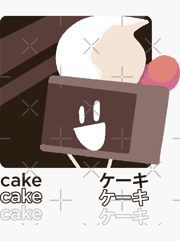 "BFB Cake (Aikon Pack)" Sticker for Sale by yoyleyesz | Redbubble