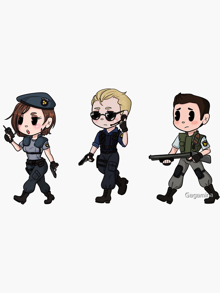 "S.T.A.R.S. Alpha Team" Sticker for Sale by Gagamina | Redbubble