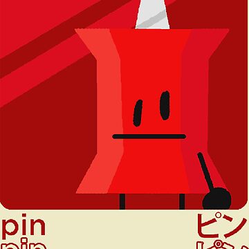 "BFB Pin (Aikon Pack)" Sticker for Sale by yoyleyesz | Redbubble