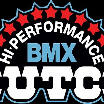 "Hutch Hi-Performance BMX Red White Blue Black Tim Judge" Sticker for ...