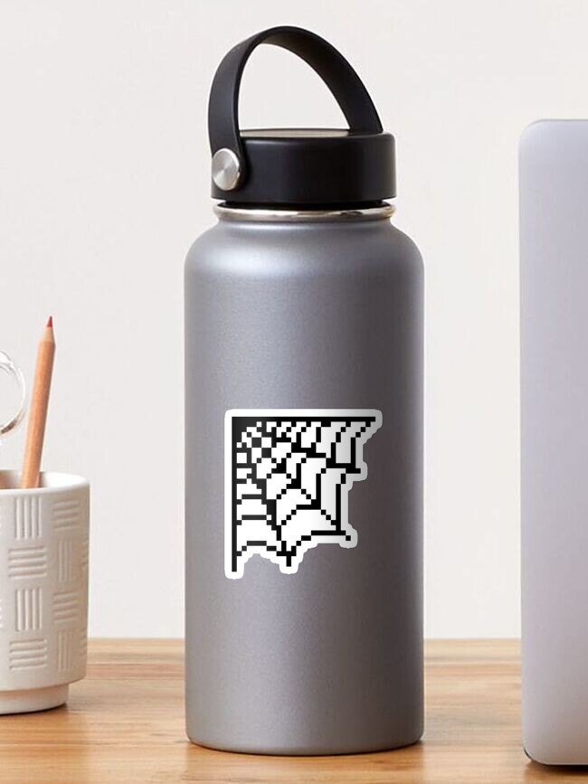 "Spider Web Pixel Art" Sticker for Sale by mmswartz | Redbubble