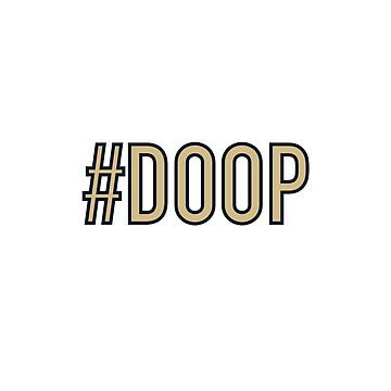 "hashtag doop" Sticker for Sale by Fairly Local Philly | Redbubble