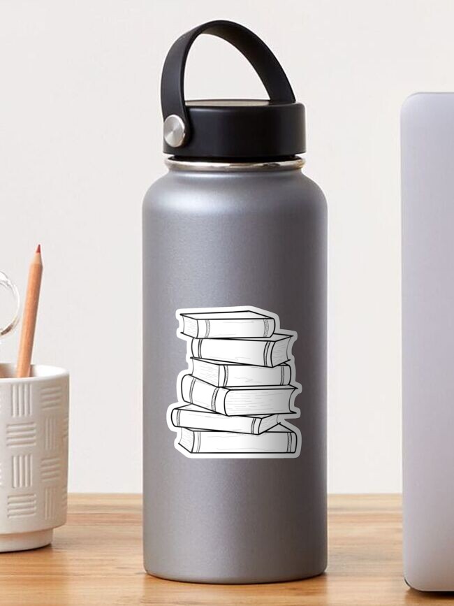 "Simple Stack of Books" Sticker for Sale by ArtistryByColls | Redbubble