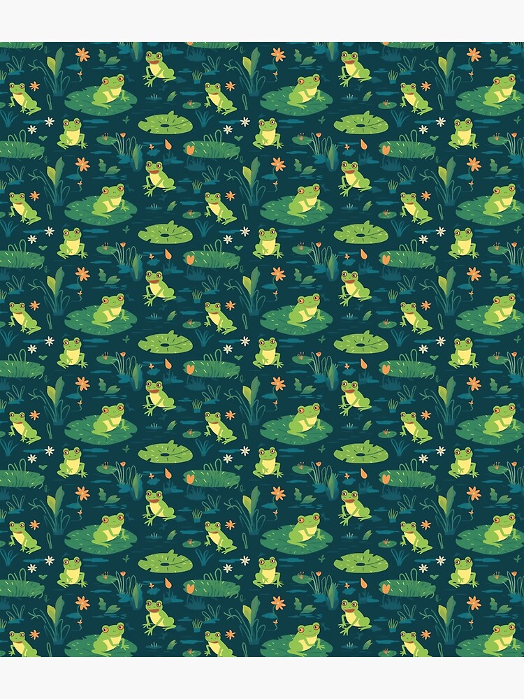 Cute Cartoon Frogs Tile Pattern Backpack sold by Amador Padron | SKU ...