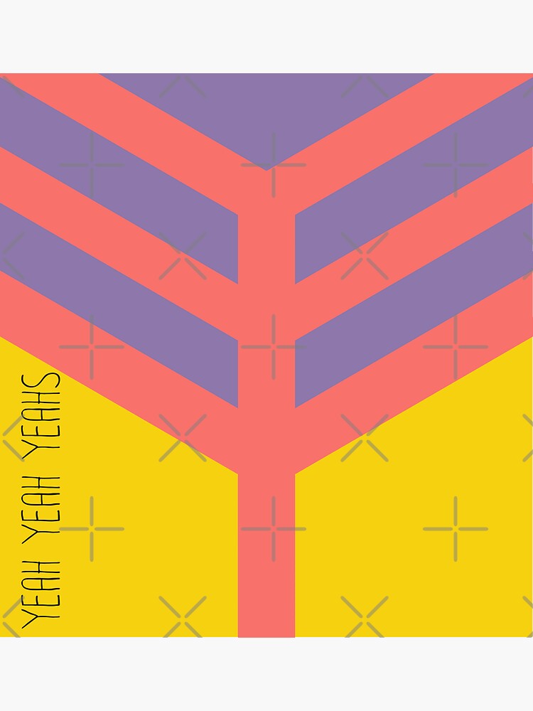 Pegatina for Sale con la obra «Yeah Yeah Yeahs» de Hey Scenesters ...