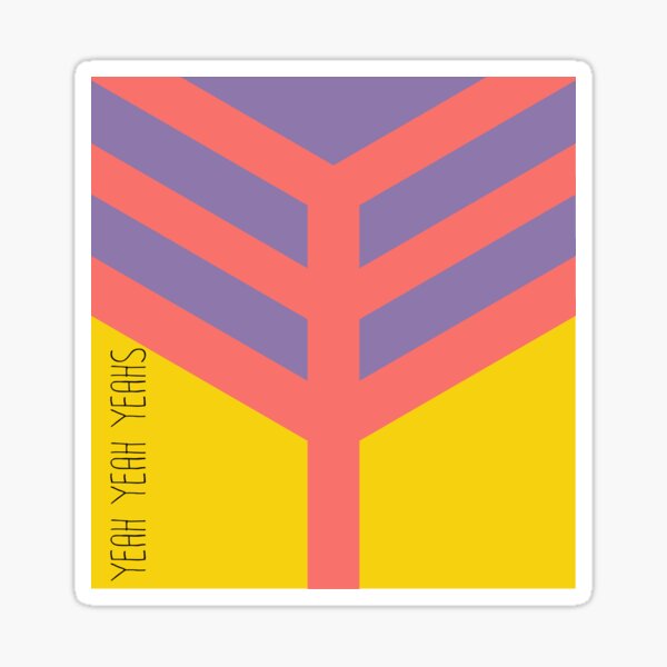 Pegatina for Sale con la obra «Yeah Yeah Yeahs» de Hey Scenesters ...