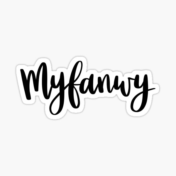 "Myfanwy" Sticker for Sale by ellietography | Redbubble