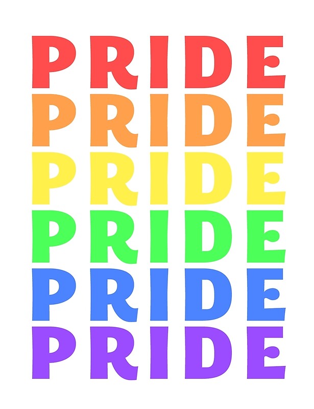 "Pride (repeat) - Rainbow" by transprince | Redbubble