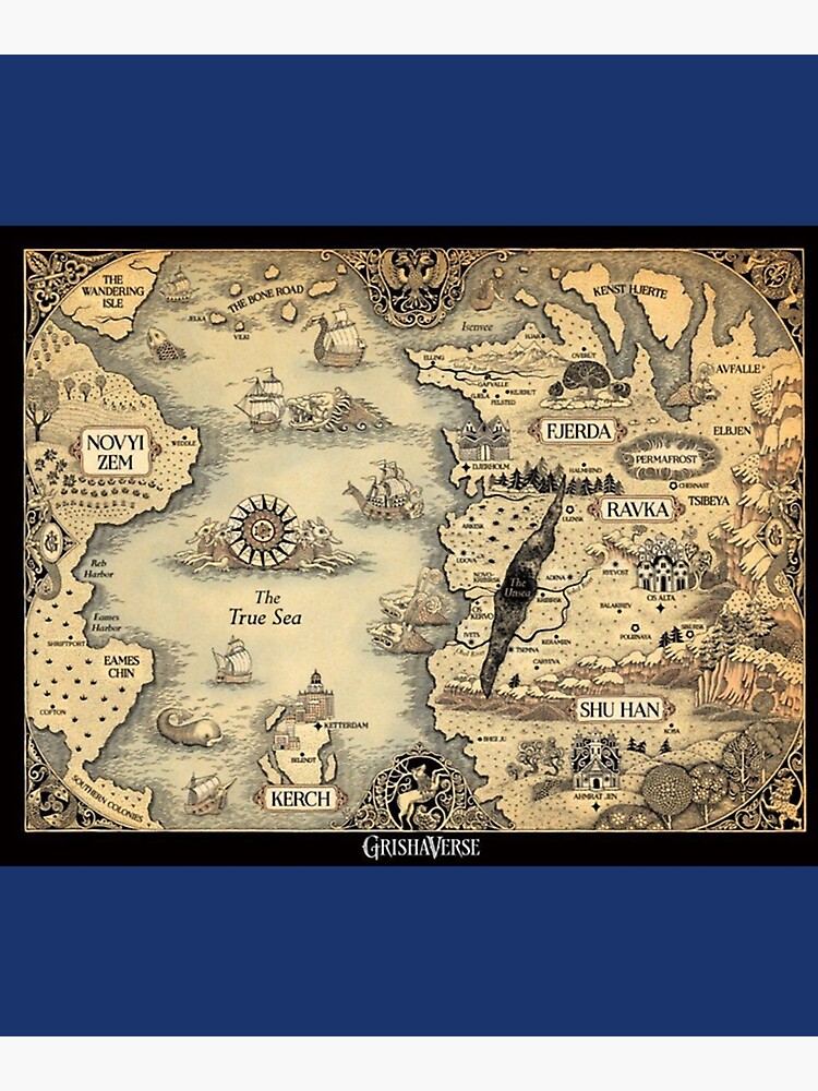 Colored Grishaverse Map Premium Matte Vertical Poster sold by Ian ...