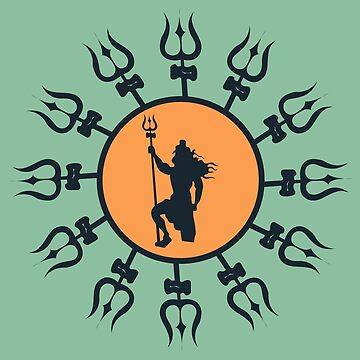 "Mahadev " Sticker for Sale by hutofdesigns | Redbubble