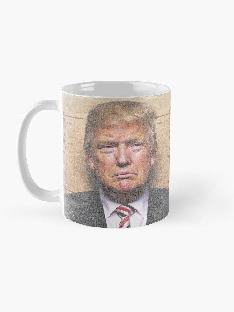 "Donald Trump Mugshot" Coffee Mug for Sale by palewavve | Redbubble