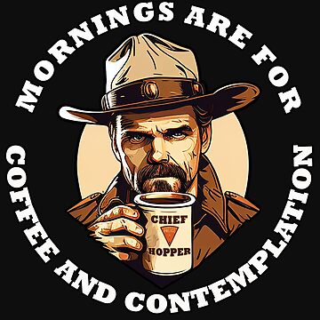 ""Stranger things" Jim Hopper Quote" Sticker for Sale by CasaMozoStudio ...