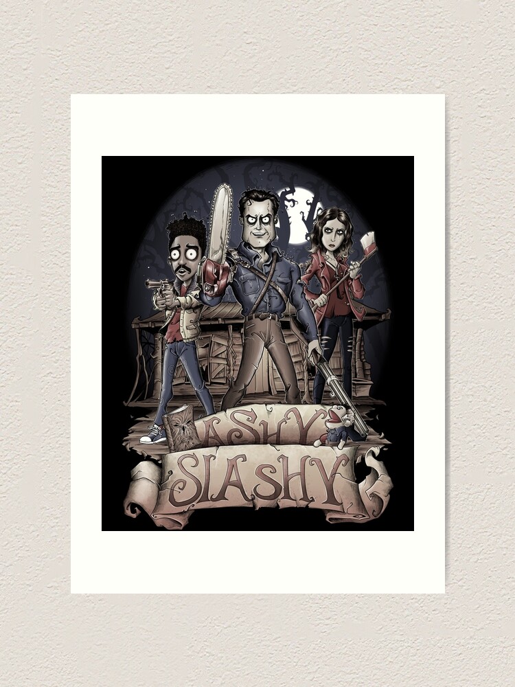 "Ashy Slashy" Art Print by saqman | Redbubble